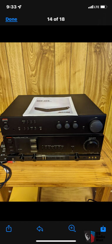 Adcom Gfp 815 preamp Photo #3916559 - US Audio Mart