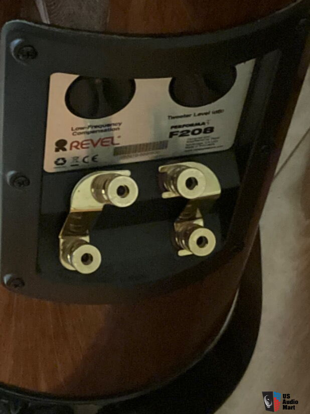 Revel Performa3 F208 Speakers Walnut Photo #3916609 - UK Audio Mart