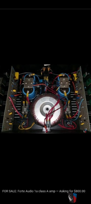 Forte Audio Model 1A Pure CLASS A Amplifier Photo #3918946 - UK Audio Mart