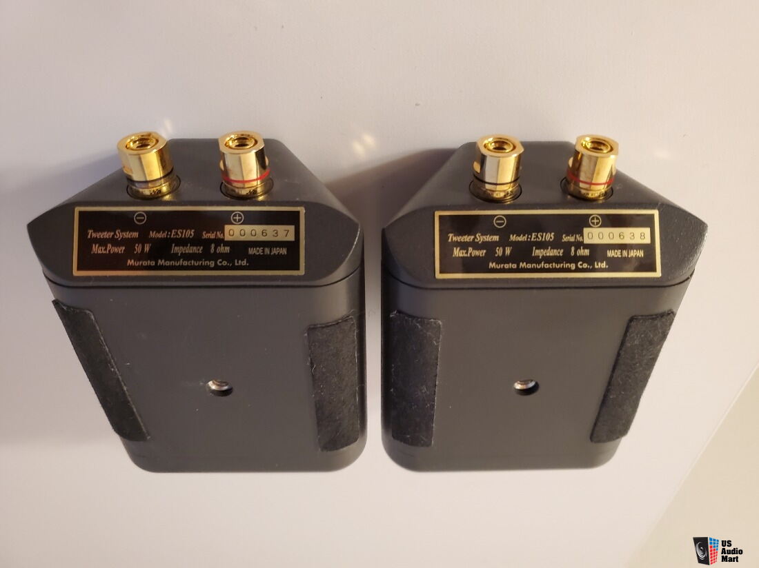 MuRata ES-105 SuperTweeters. Mint Photo #3924517 - US Audio Mart