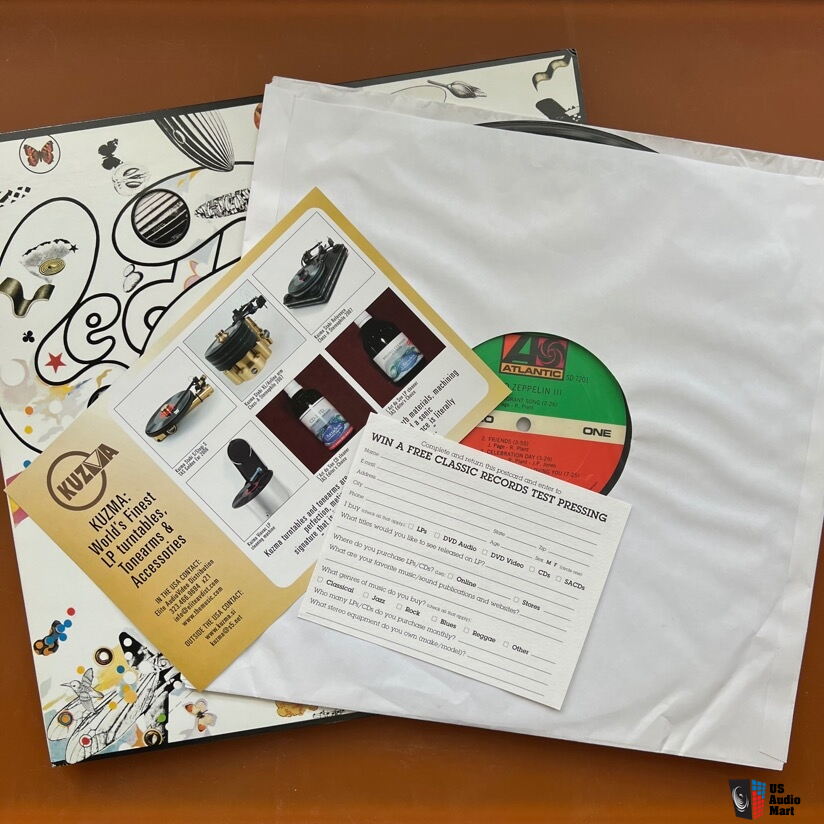 Led Zeppelin III Classic Records Quiex SV-P 200 Gram Photo #3922582 ...