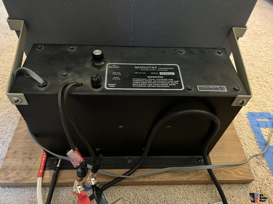 Acoustat 2+2 Speakers with MK-121 Interfaces Photo #3928640 - US Audio Mart