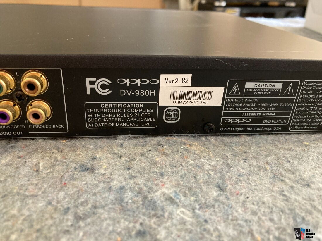 OPPO DV-980H in factory box w remote Please read Photo #3929177 - US ...