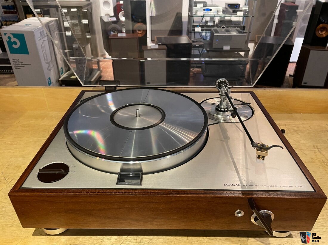 Luxman PD-300 Disc Stabilizer System Turntable W/ Infinity Black Widow ...