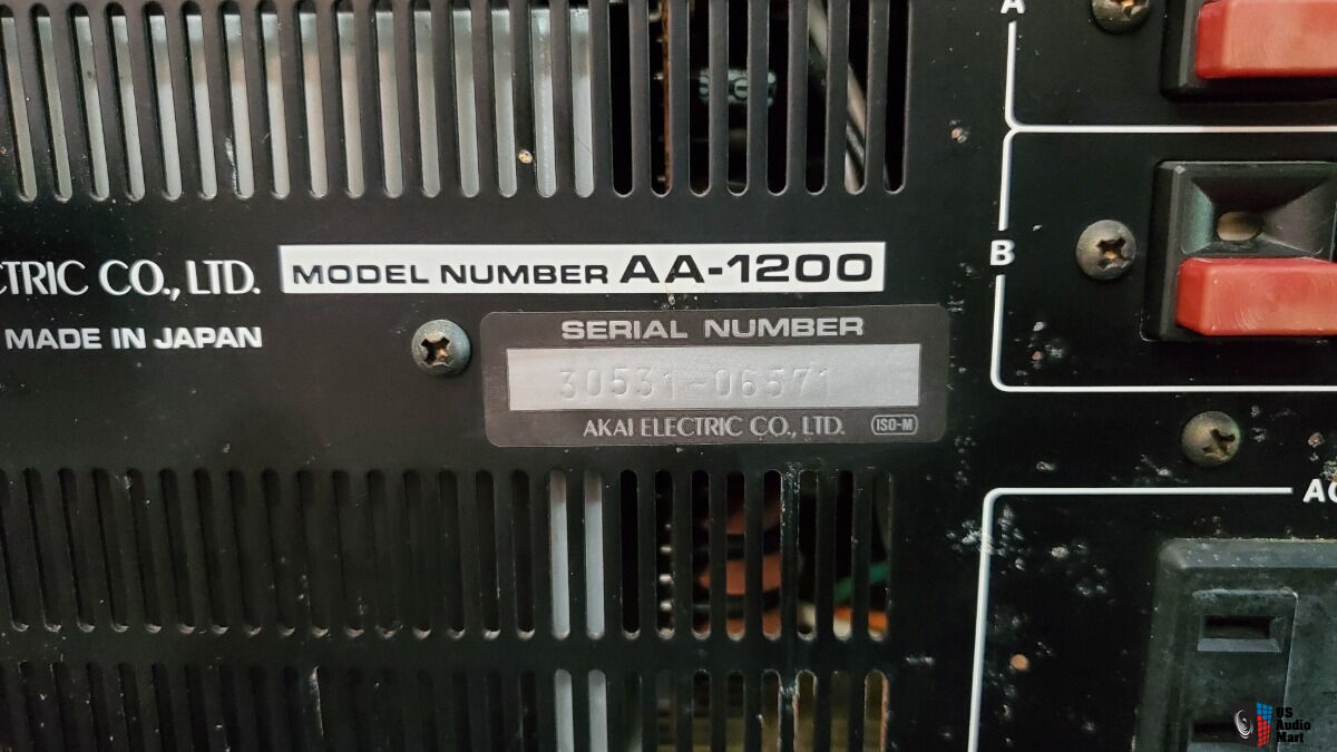 AKAI AA-1200 Flagship Receiver : 120 WPC - Dual Transformer - MM Phono ...