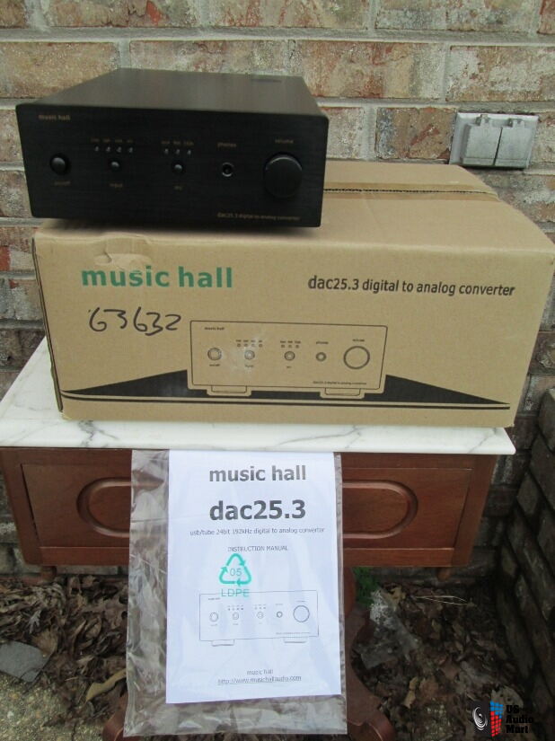 Music Hall Dac 25.3 DAC with Tube & Balanced in/outs Never used Photo ...