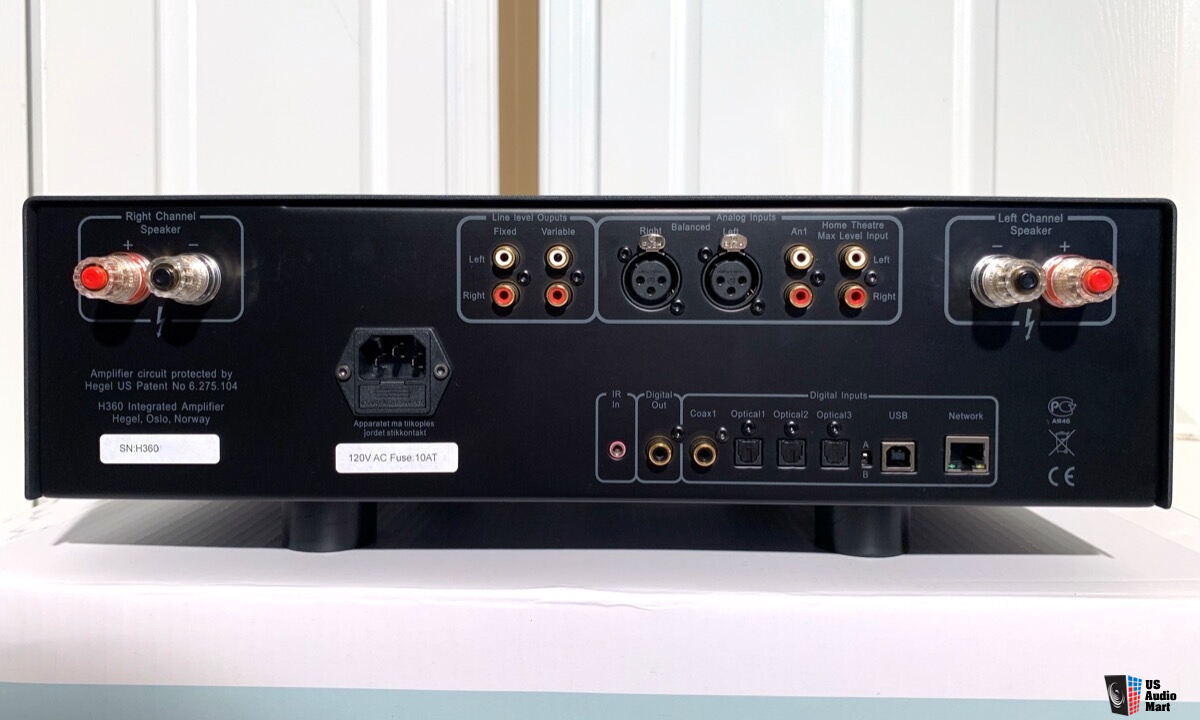 Hegel H360 ~ 2 Channel High End Integrated Power Amplifier ~ Streamer ...