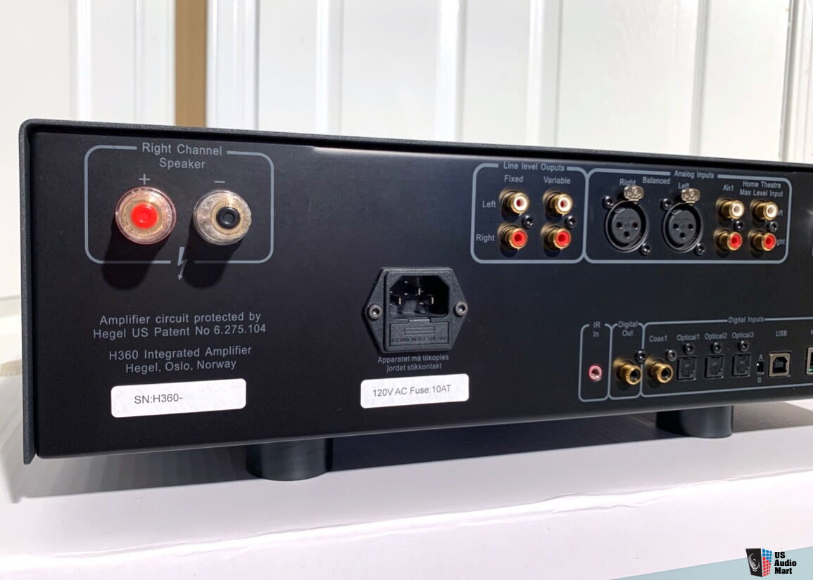 Hegel H360 ~ 2 Channel High End Integrated Power Amplifier ~ Streamer ...