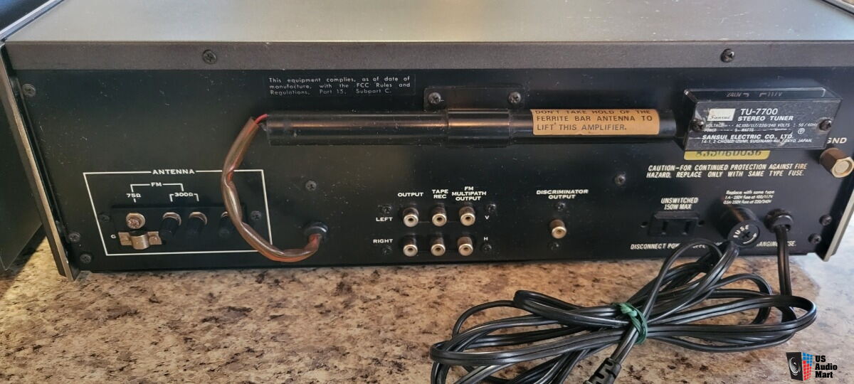 Sansui AU 7700 and TU 7700 Set Photo #3939741 - Aussie Audio Mart