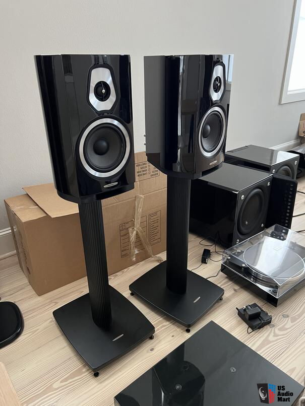 Sonus Faber Sonetto II in Piano Black Photo #3944342 - US Audio Mart