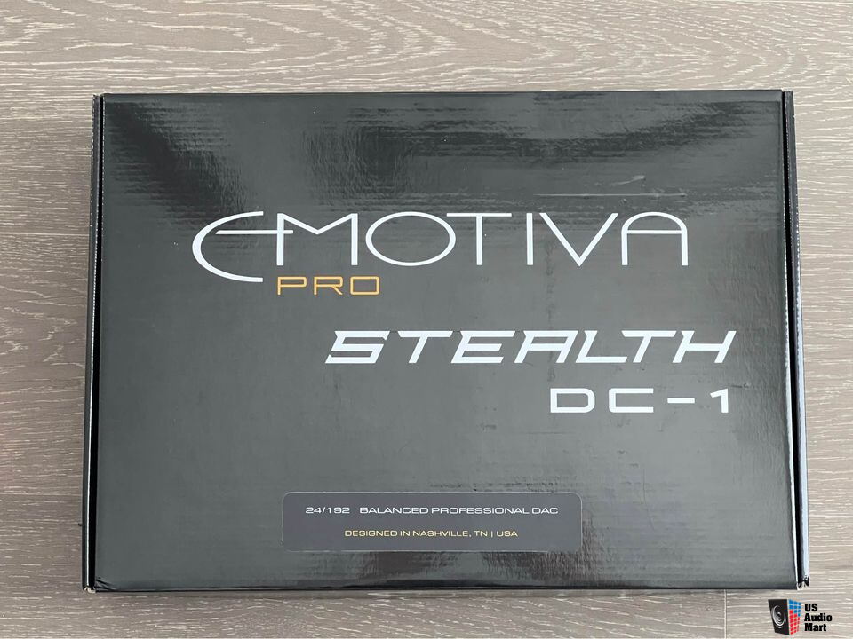 Emotiva Pro Stealth DC-1 DAC - 24-Bit 192kHz Digital to Analog ...