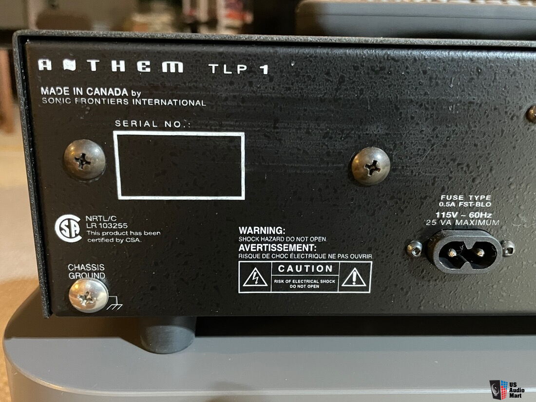 Anthem TLP-1 preamplifier (black) Photo #3944960 - US Audio Mart