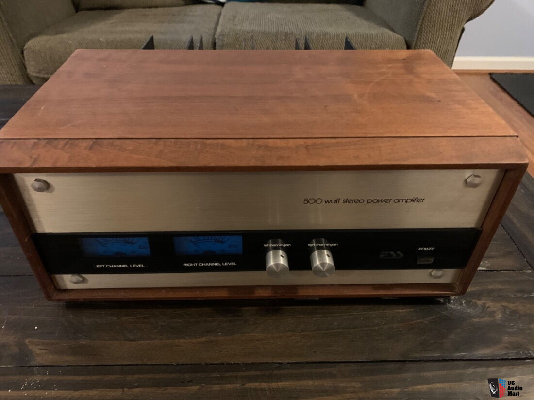 ESS 500M 500 Watt Stereo Amplifier, wood case, 1974 Photo #3946693 - US ...