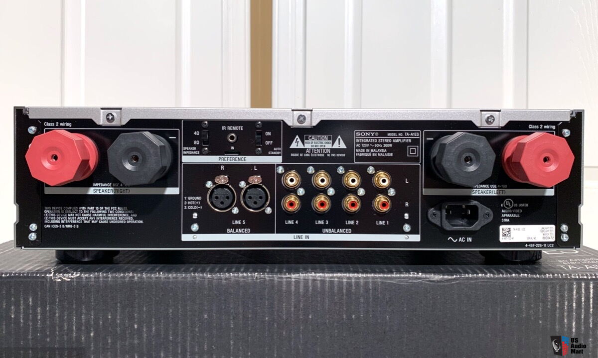 Sony TA-A1ES Class A 2 Channel Stereo Integrated Power Amplifier Photo ...