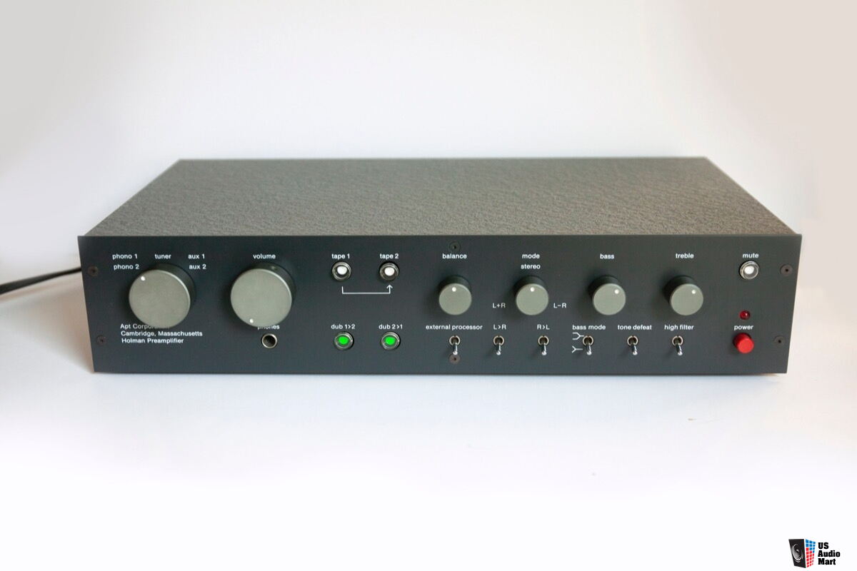 Apt Holman Preamplifier and Apt 1 Amplifier set - amazing condition and ...