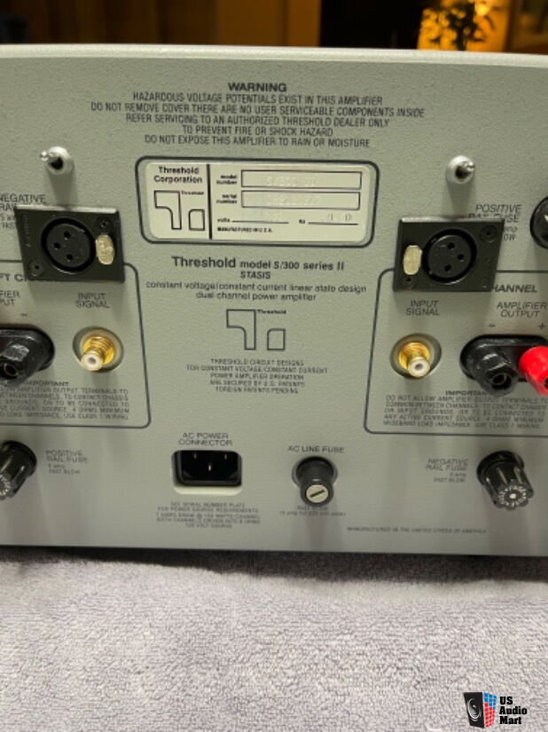 Reduced! - Nelson Pass's Threshold S/300 Stasis Series II power ...