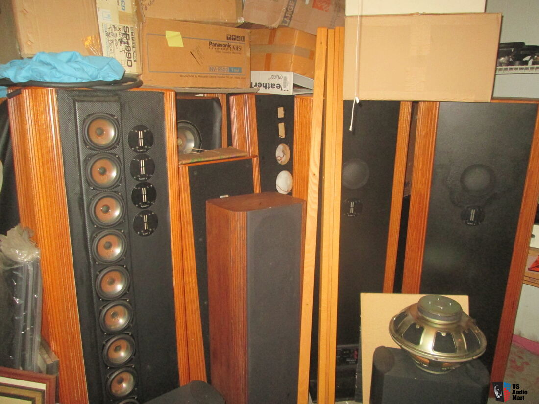 a pair of Infinity Kappa Polygraph K dome midrange speakers Kappa 9 & 8 ...