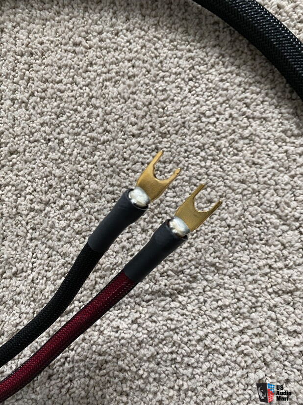 Transparent Super Gen5 speaker cables 8ft SSC8 spade to spade Photo ...