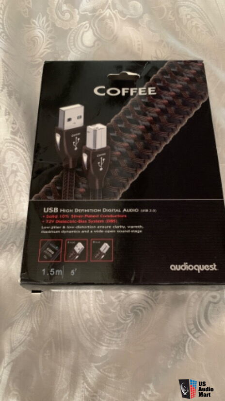 Audioquest Coffee USB cable (1.5M) For Sale - US Audio Mart