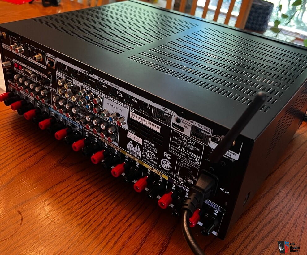 Denon AVR-X4300H 9.2-Channel 4K Network AV Receiver Bluetooth Airplay ...