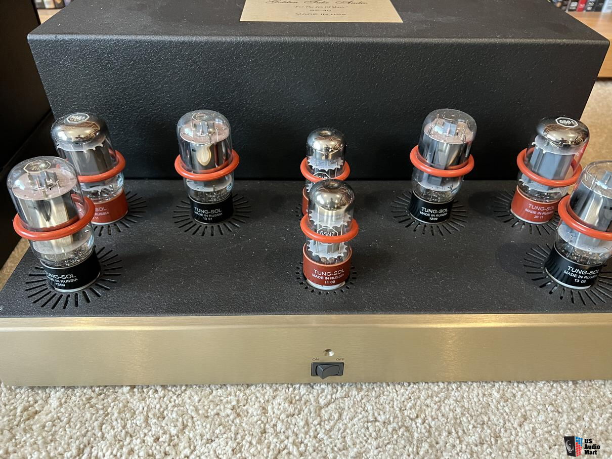 Golden Tube Audio SE-40 tube amp. monoblocks-made in the USA For Sale ...