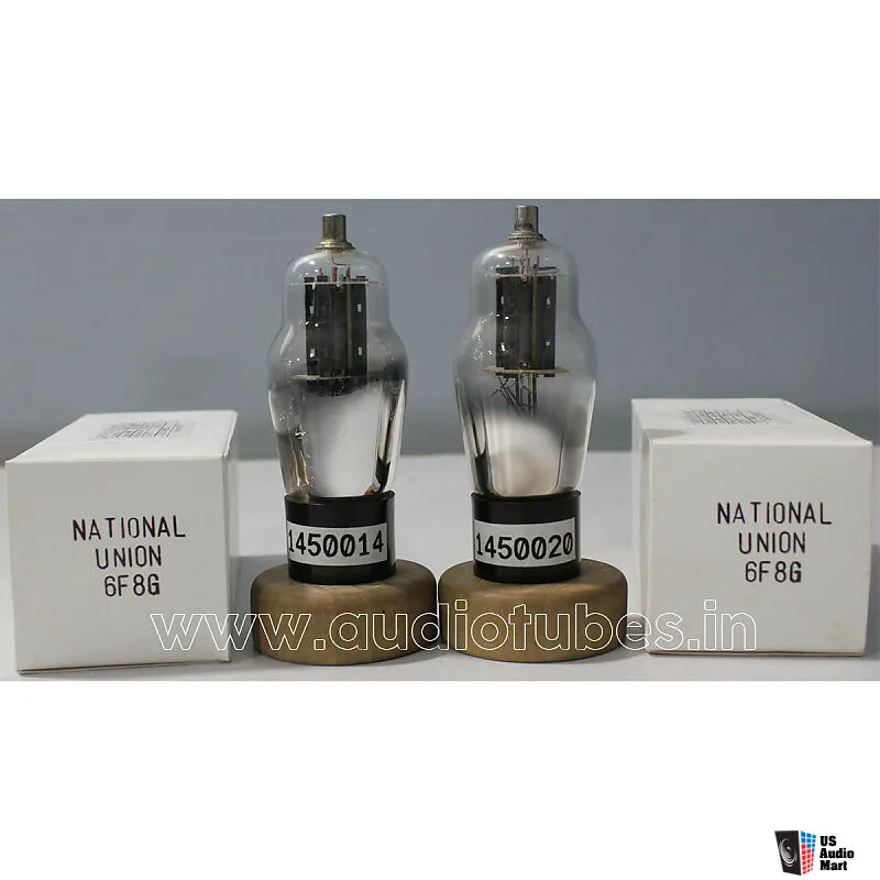 National Union NOS 6F8G Amplitrex Matched & Tested Purchased From Sam ...