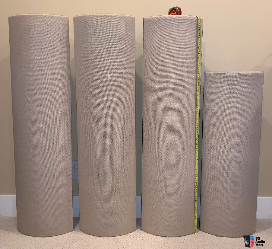 ASC Quarter Round Tube Traps 8" radius x 33.5", 44", 48" long Beige ...