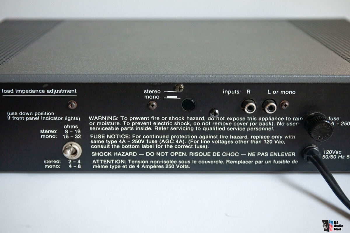 Apt Corporation APT 1 Amplifier - amazing condition and fully serviced ...