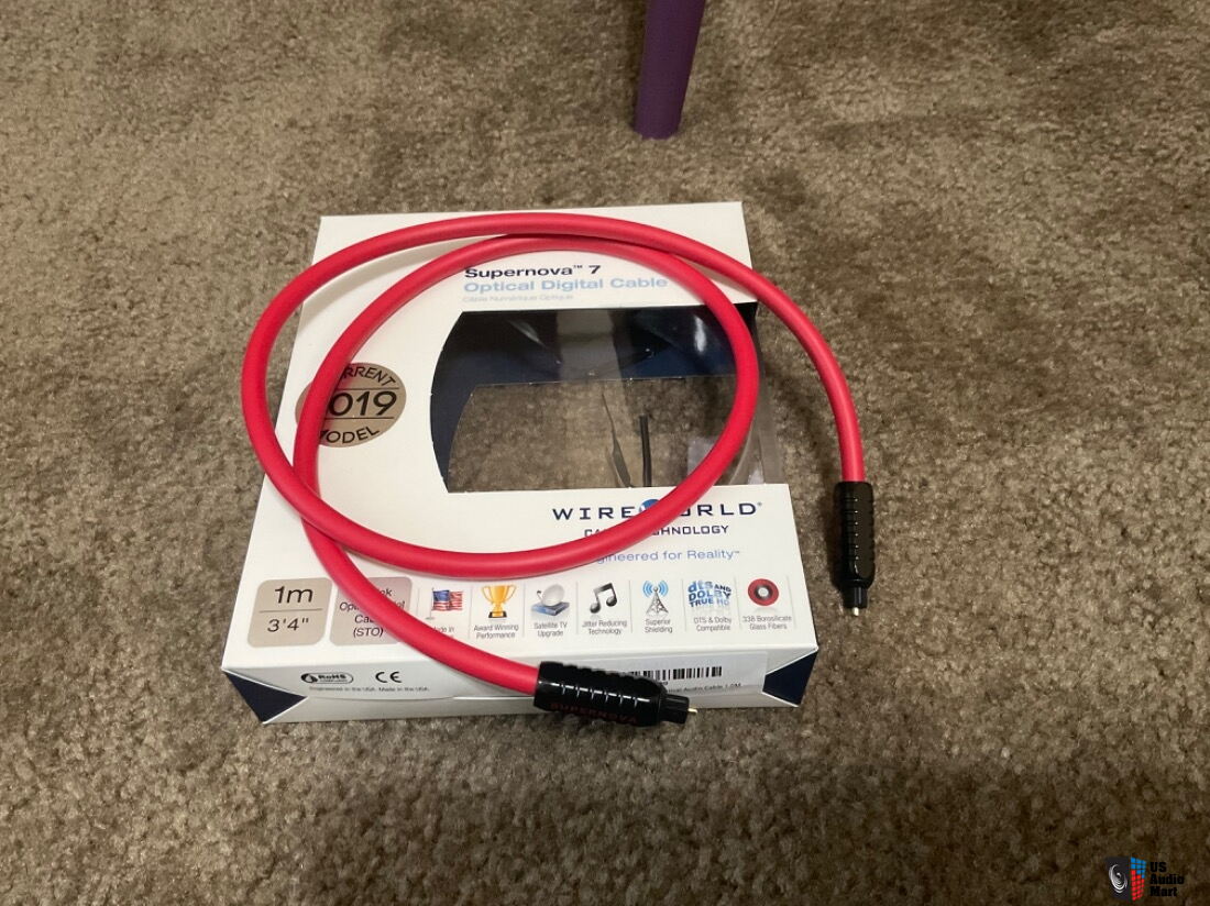 Wireworld Supernova 7 optical cable 1m For Sale - US Audio Mart