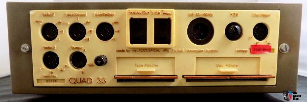 QUAD 33 Stereo preamp in very good condition Photo #3983579 - US Audio Mart