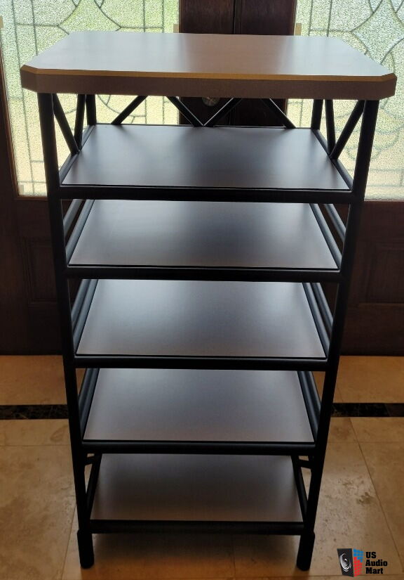 Billy Bags #5505 Audio Rack -Dark Gray Shelves - Excellent Condition ...