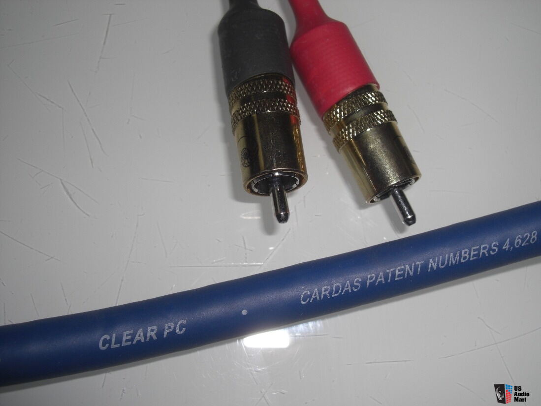 Cardas Audio Clear PC Phono Tonearm Cable *1.25 Meters* RCA/RCA Photo ...
