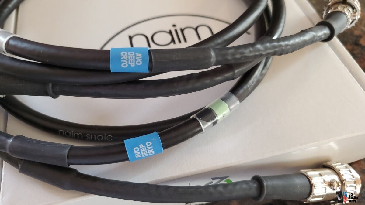 Naim Audio 4 and 5 Pin SNAIC's/ Pair. 1.25 meter, For connecting a Naim ...