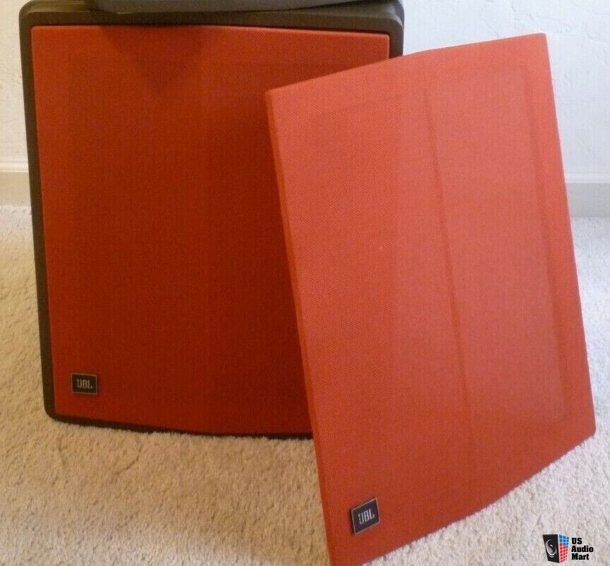 JBL Prima L25 Speaker Grill Covers Orange with JBL Logo Badge Emblems ...