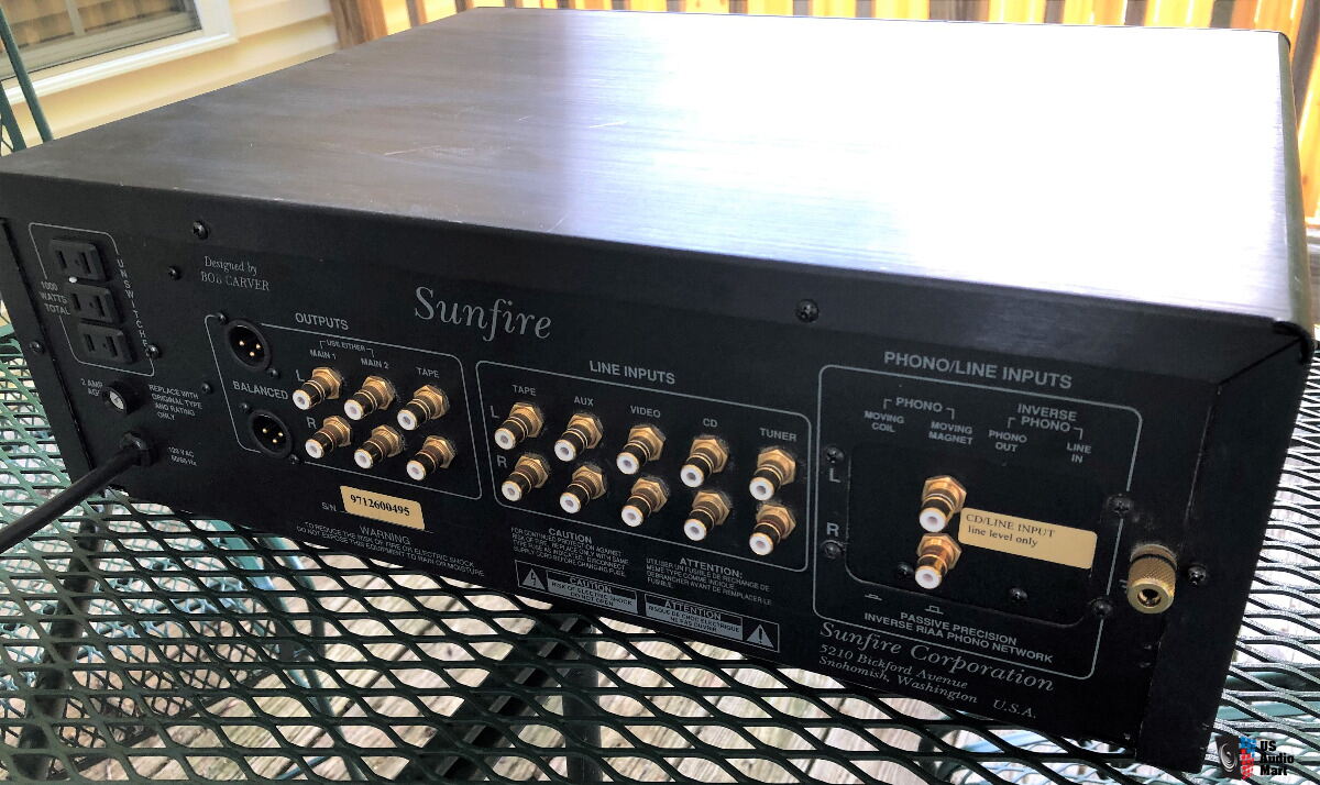 Sunfire Vacuum Tube Control Center Photo #3987974 - US Audio Mart