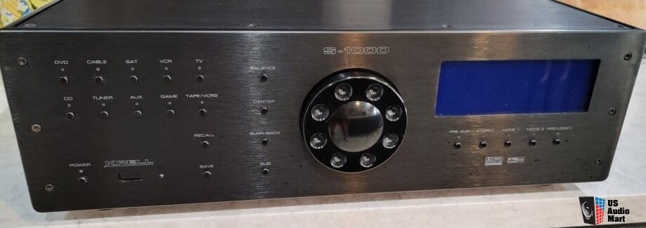 Krell S-1000 Preamp Processor Great for 5.1, 7.1 or 2 ch set-ups ...