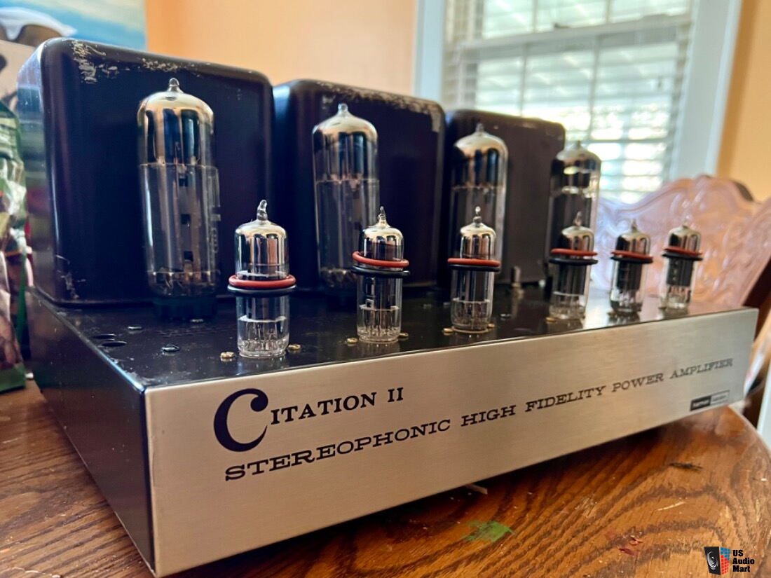 Don Sachs upgrade H/K Citation II w/Ei KT90 For Sale - US Audio Mart