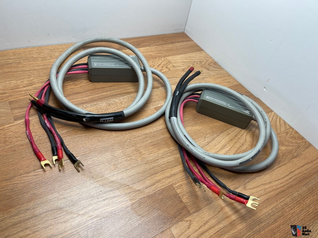 MIT MITerminator 4 (Terminator 4) BiWire Speaker Cables. Two Meter ...