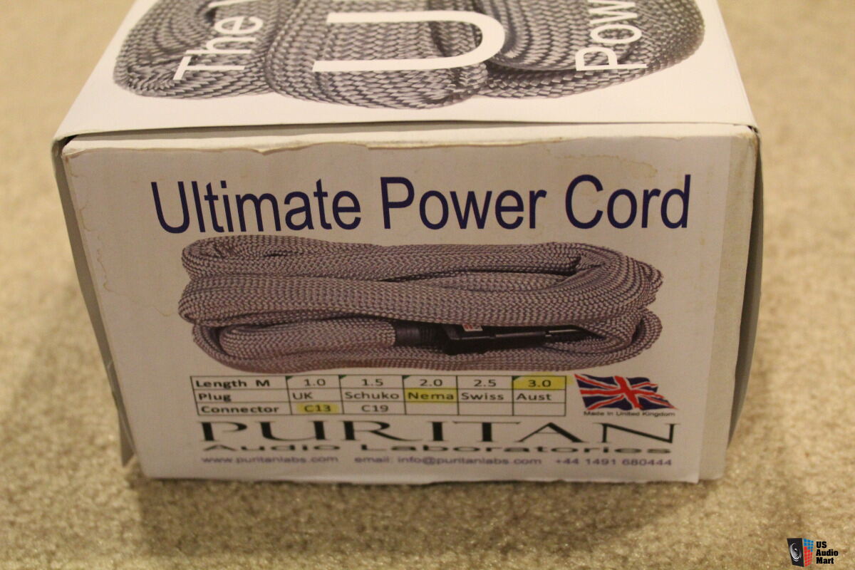 Puritan Audio Labs Ultimate XX Power Cord Photo #3998388 - US Audio Mart