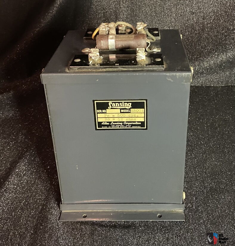 1940' Lansing N-500-A dividing network crossover 500 Cyc - 12 OHM Altec ...