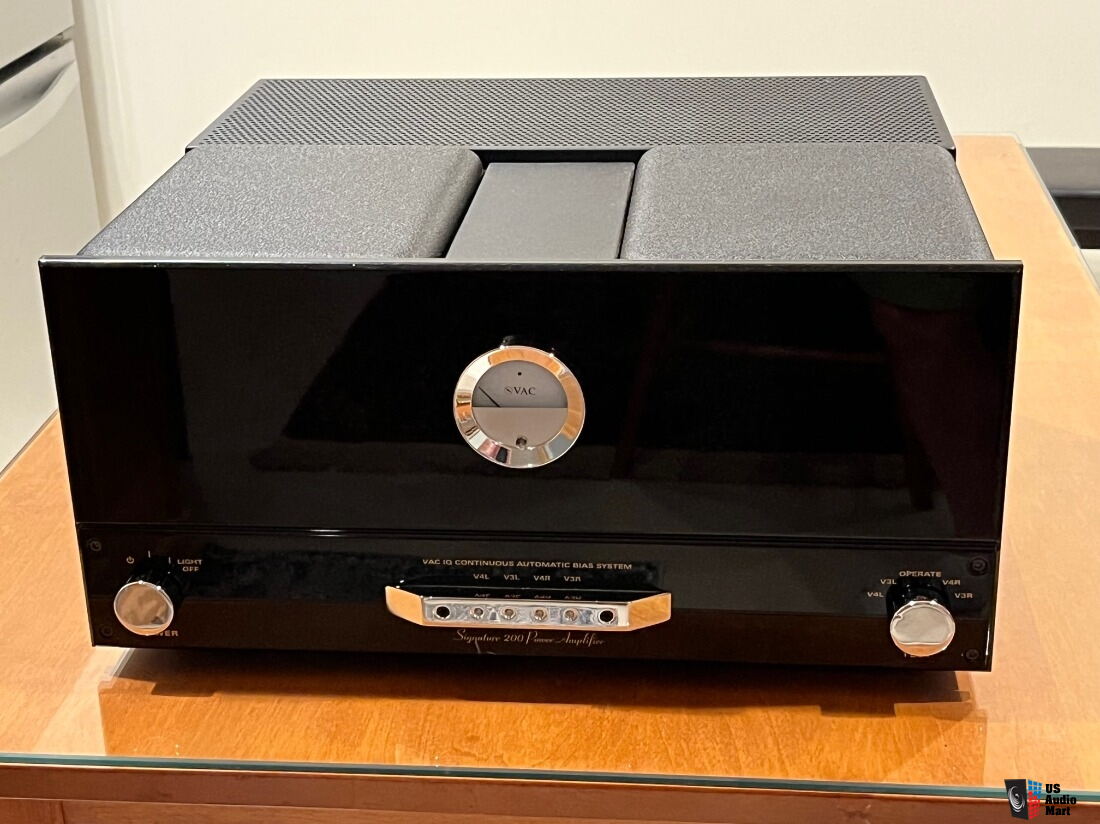 VAC Signature 200 iQ Power Amplifier Photo #3999990 - US Audio Mart