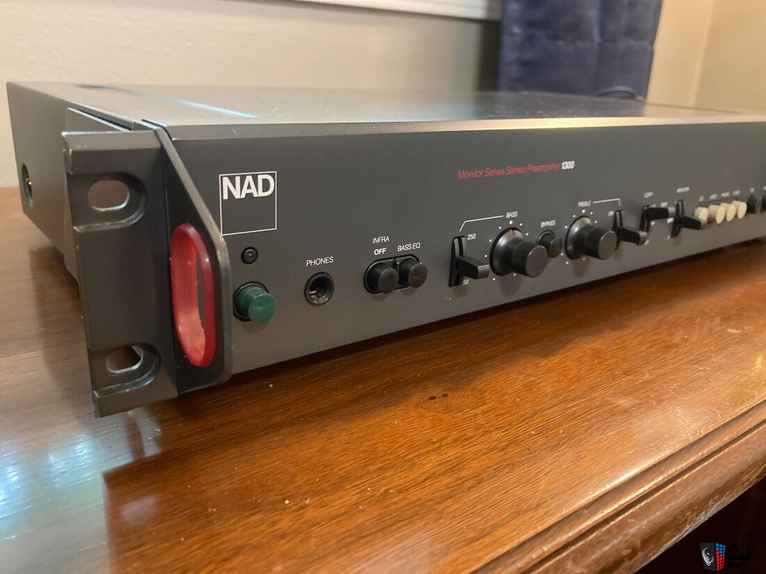 NAD Monitor Series 1300 Preamplifier w/ Rack Handles Photo #4002736 ...