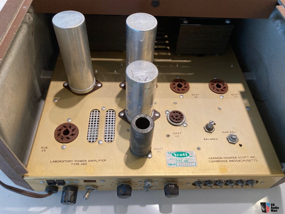 H. H. Scott 240 tube monoblocks, one pair Photo #4002754 - US Audio Mart