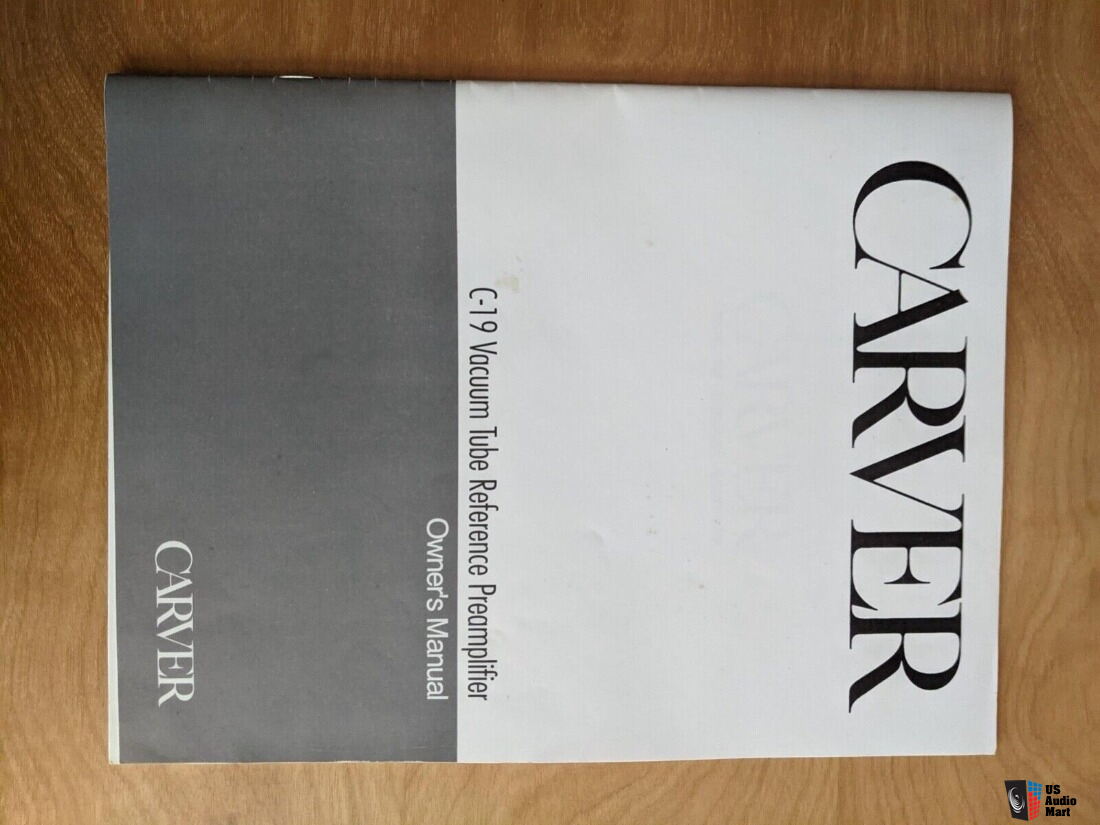 Carver C-19 Vacuum Tube Reference Preamp Photo #4002864 - US Audio Mart