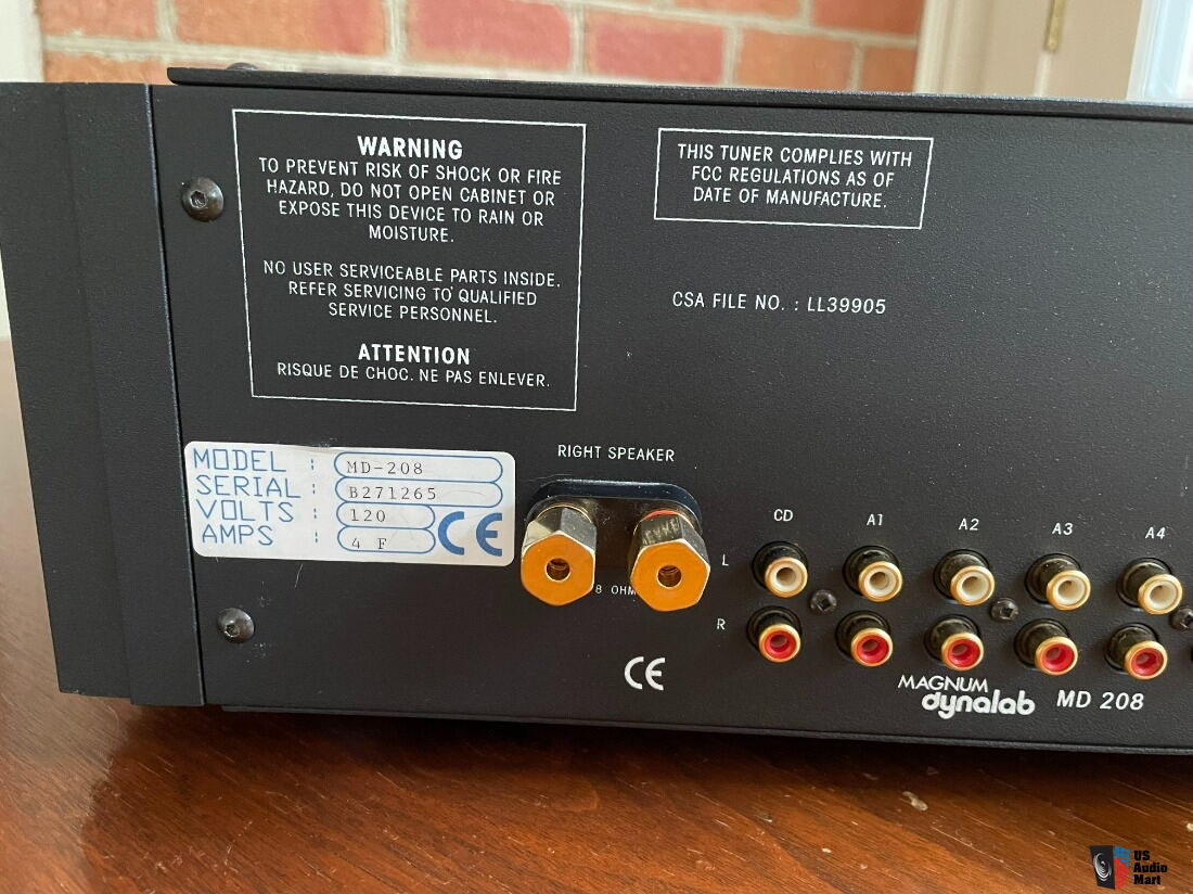 Magnum Dynalab MD 208 Integrated Amp/Receiver Excellent Photo #4004456 ...