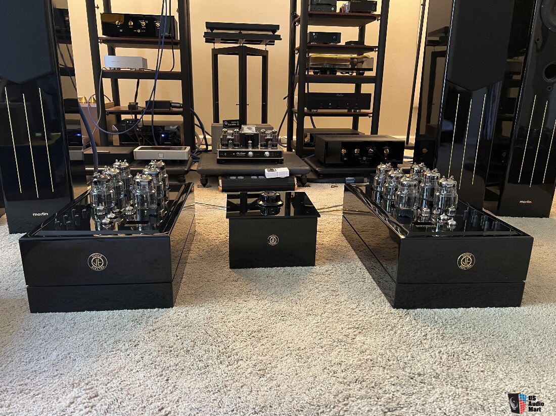 Joule Electra VZN-100MKIII 100W OTL Amps in Musicwood Chassis & Custom ...