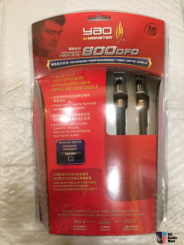 MONSTER Cable "400DFO" Digital Fiber Optic / TOSLINK Optical cable, 1 ...