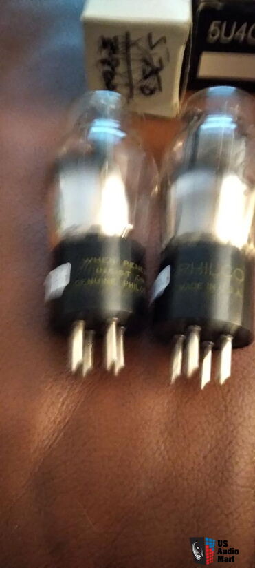 Matched pair Philco 45 cokebottle tubes For Sale - US Audio Mart