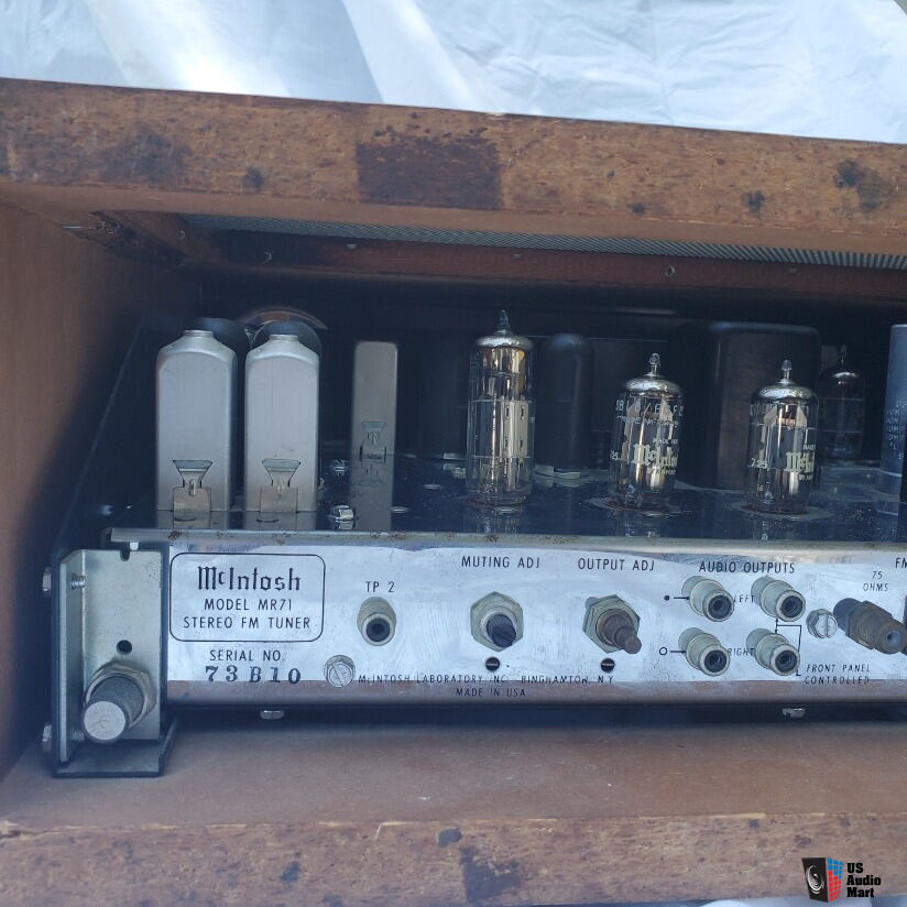 McIntosh MR71 TUBE TUNER... All lamps replaced w/ LEDs Photo #4010574 ...