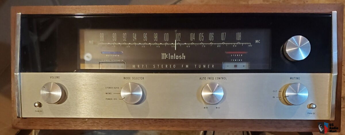 McIntosh MR71 TUBE TUNER... All lamps replaced w/ LEDs For Sale - US ...